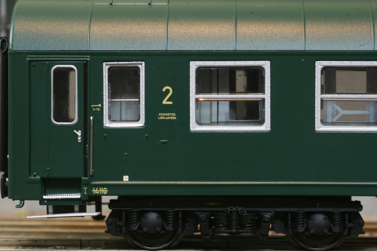 LS 42084 Set Liegewagen Bc (Typ I5) der SNCB Ep IV