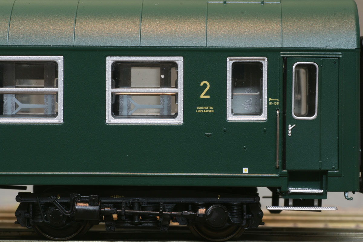 LS 42084 Set Liegewagen Bc (Typ I5) der SNCB Ep IV