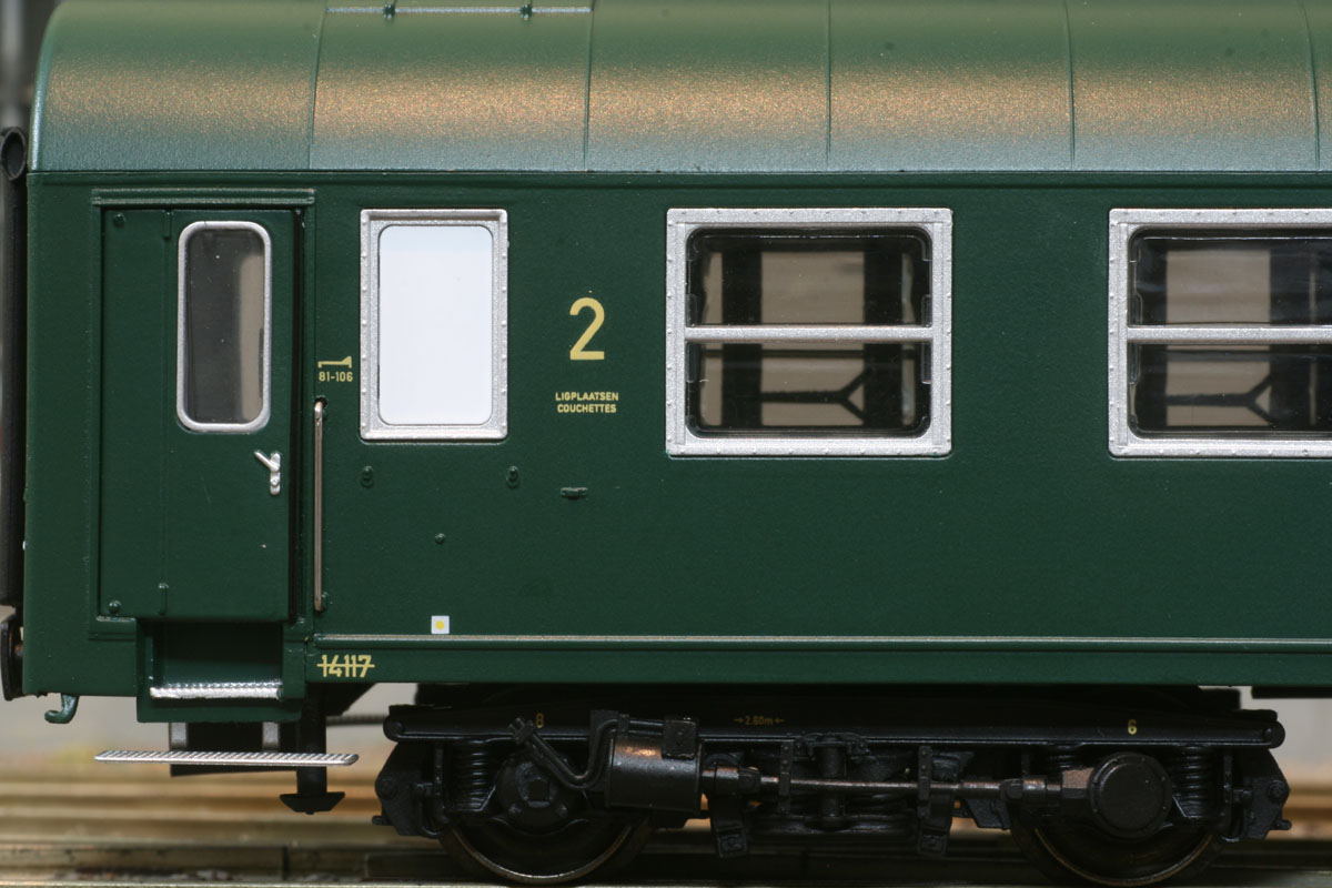 LS 42084 Set Liegewagen Bc (Typ I5) der SNCB Ep IV