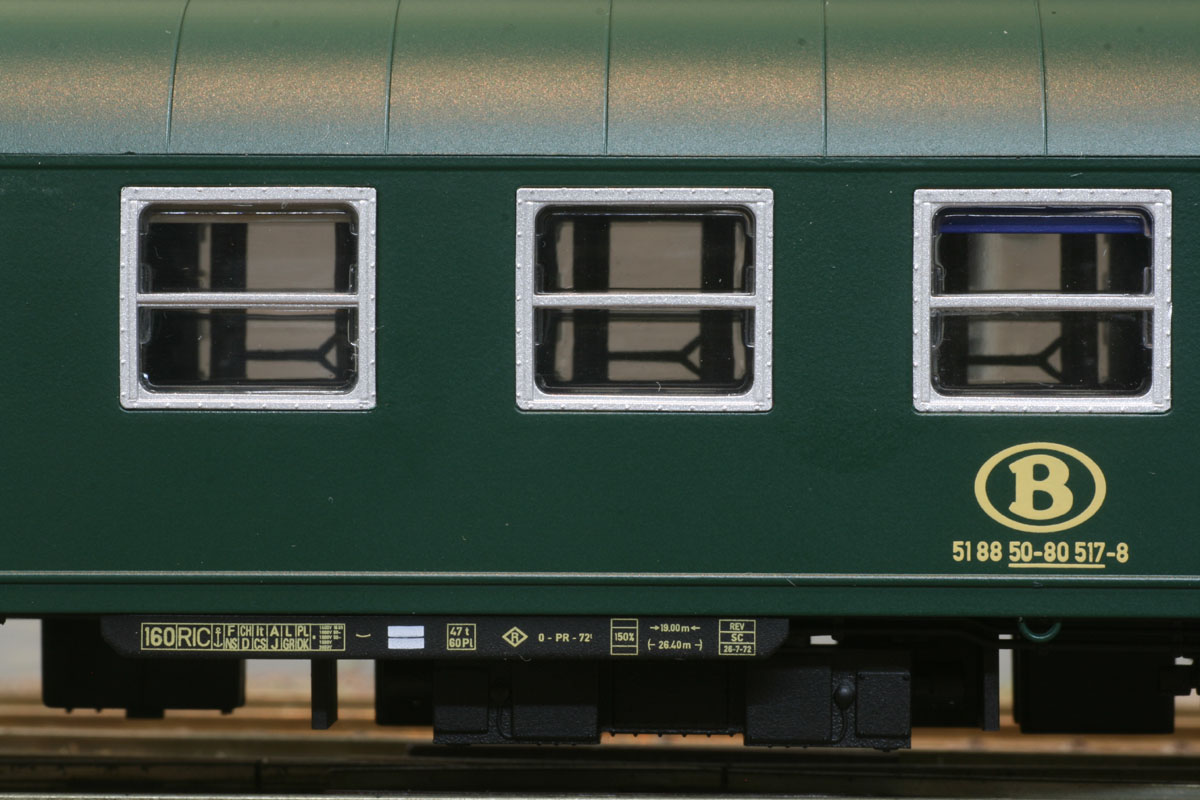 LS 42084 Set Liegewagen Bc (Typ I5) der SNCB Ep IV